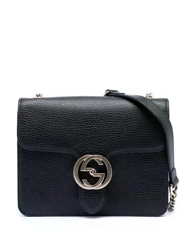 Gucci Interlocking G Crossbody Bag - Black