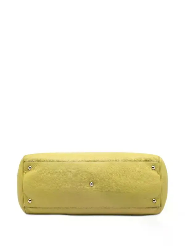 Gucci Calfskin Bamboo Shopper Satchel