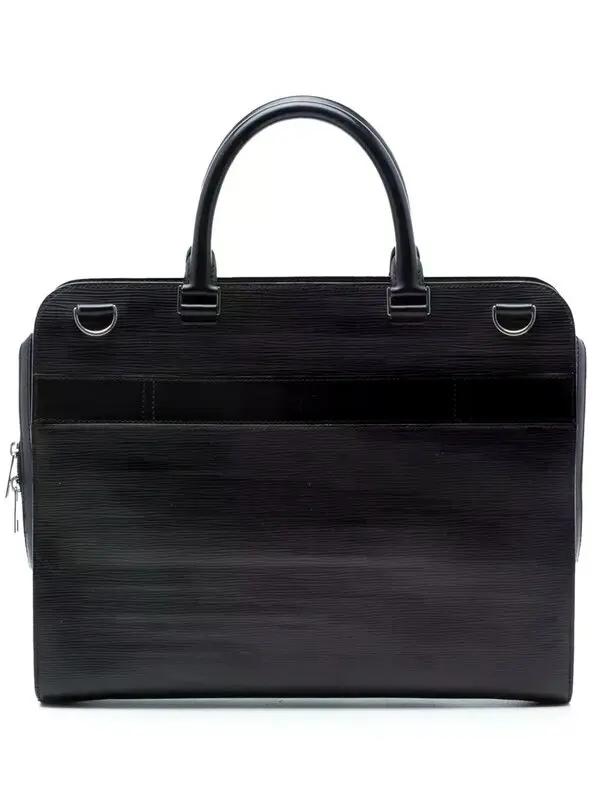 LOUIS VUITTON 2011 Epi Bassano Gm Business Bag - Black