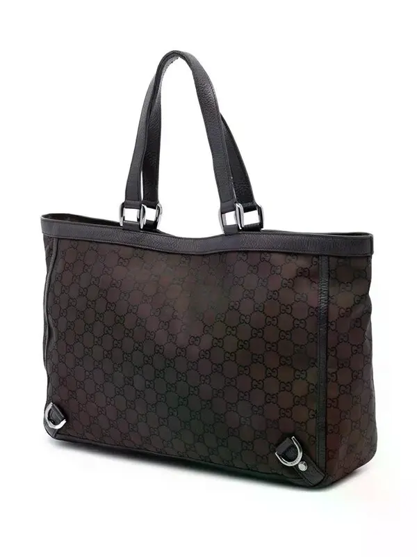 Gucci Gg Nylon Abbey D-ring Tote Bag