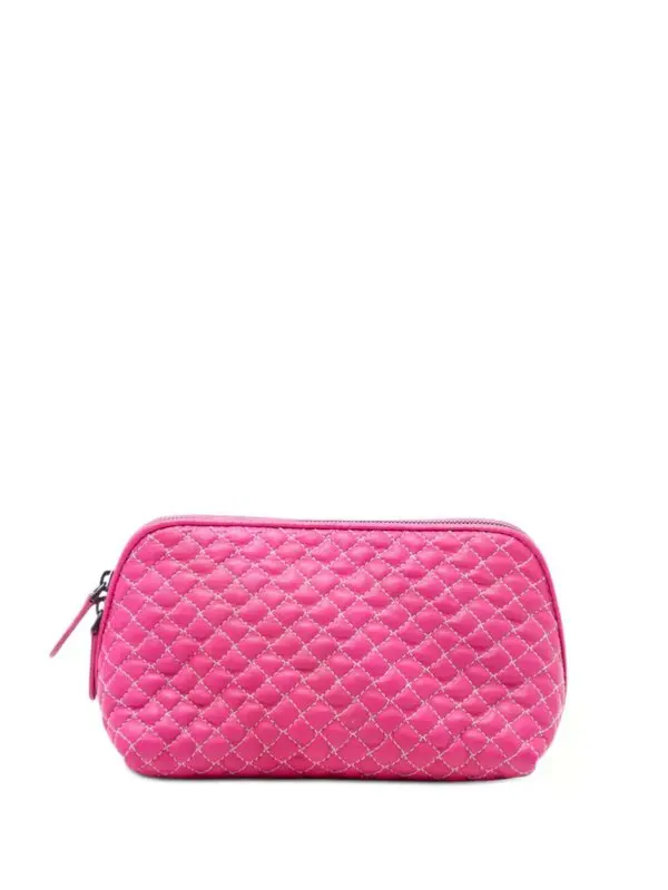 Bottega Veneta Quilted Nappa Zip Pouch
