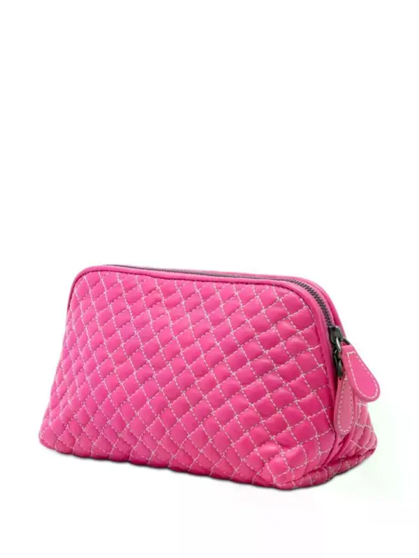 Bottega Veneta Quilted Nappa Zip Pouch