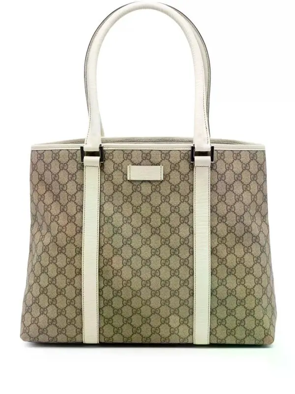 Gucci Gg Supreme Joy Tote Bag - White