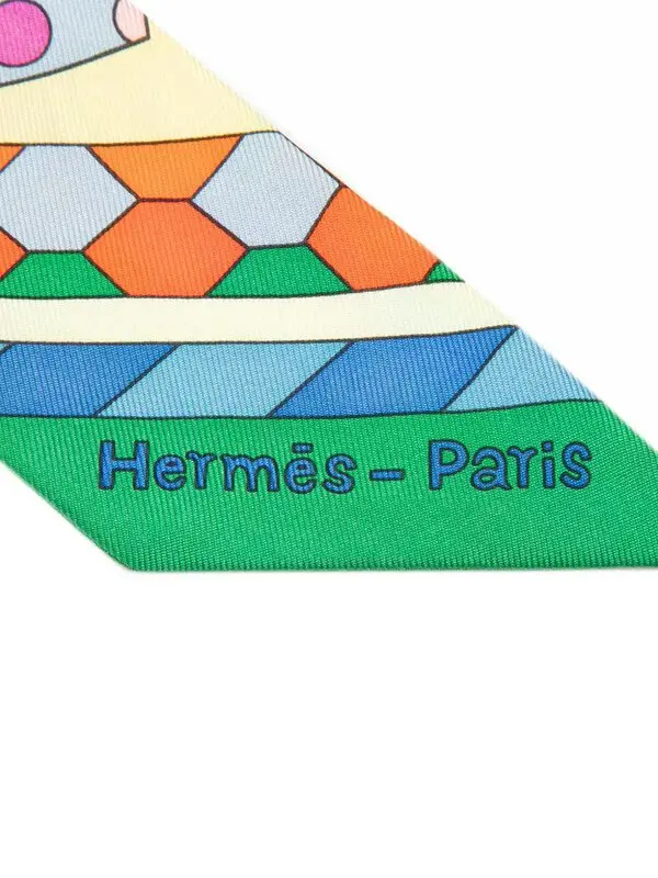 Hermès 2000-2025 Les Murmures De La Foret Silk Twilly Scarf Scarves