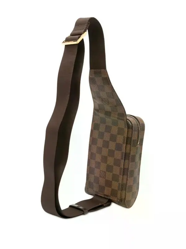LOUIS VUITTON 2009 Damier Ebene Geronimos Crossbody Bag