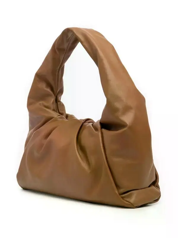 Bottega Veneta 2012-2026 Lambskin The Pouch Shoulder Bag - Brown