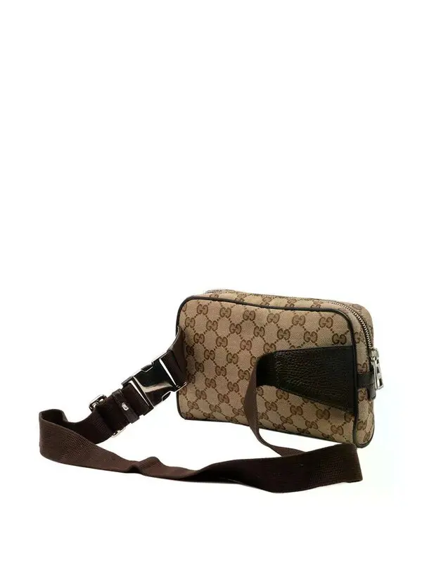 Gucci Gg Canvas Belt Bag - Neutrals