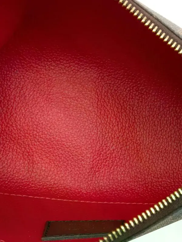 LOUIS VUITTON 2012 Damier Ebene Cosmetic Pouch - Brown