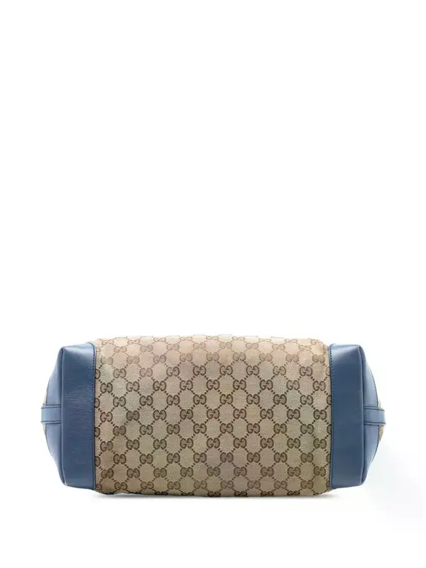 Gucci Medium Gg Canvas Craft Tote Bag