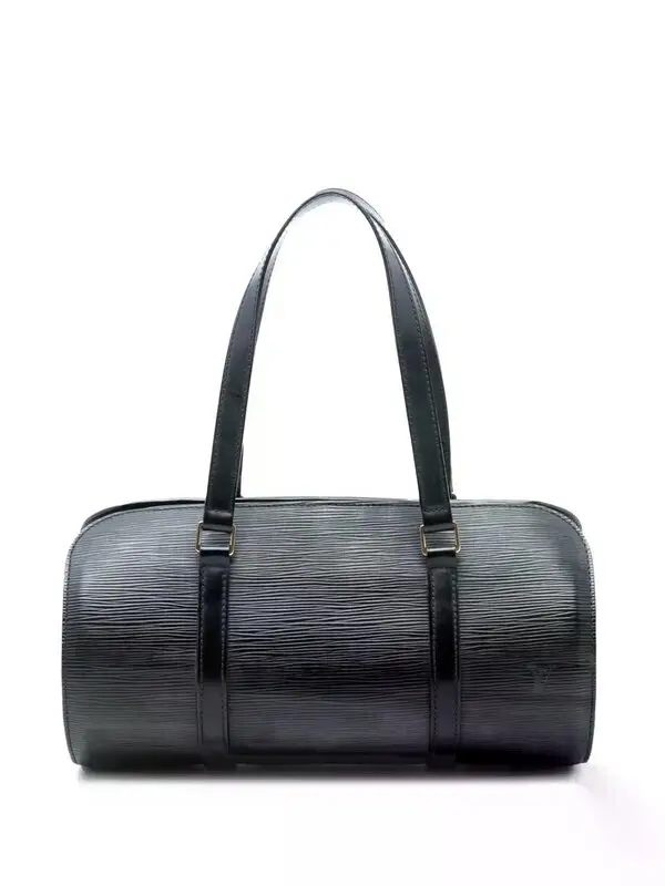 LOUIS VUITTON 2004 Epi Soufflot Handbag - Black