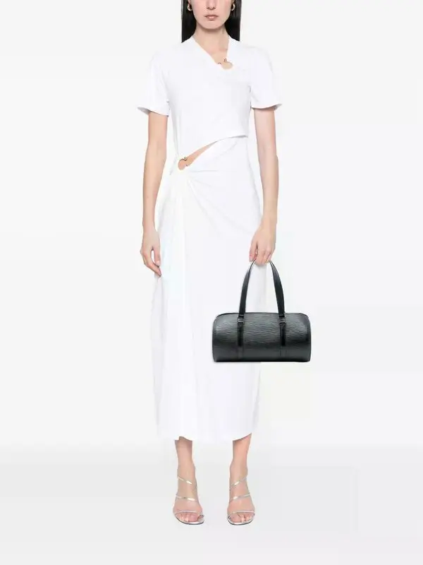 LOUIS VUITTON 2004 Epi Soufflot Handbag - Black