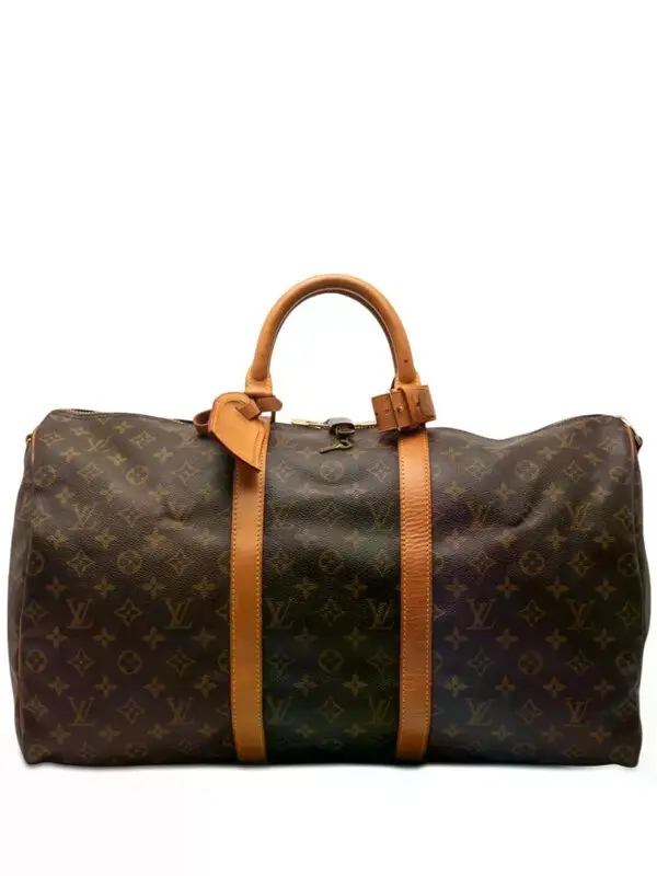 LOUIS VUITTON 1992 Monogram Keepall Bandouliere 50 - Brown