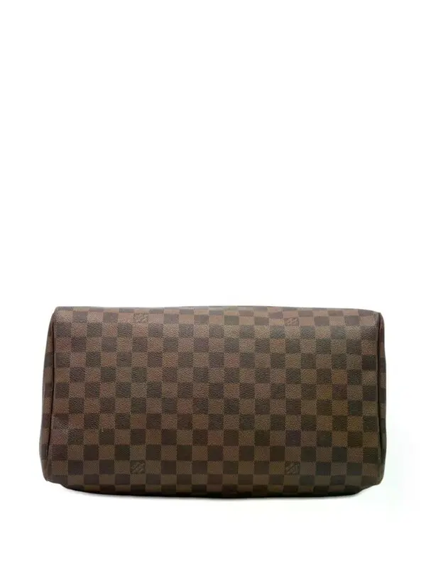 LOUIS VUITTON 2012 Damier Ebene Speedy 35 Boston Bag