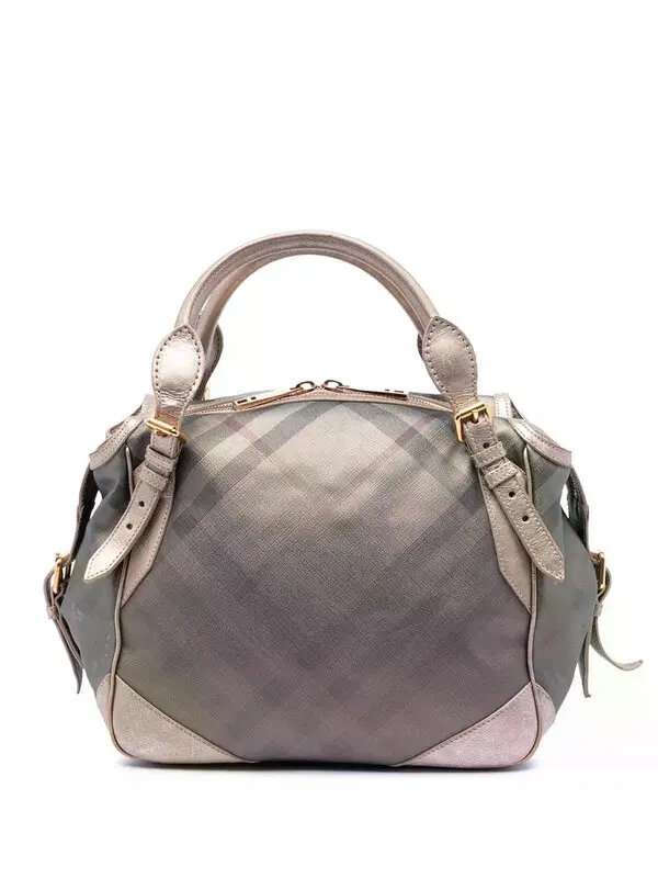 Burberry 2000-2017 Smoke Check Oakford Handbag