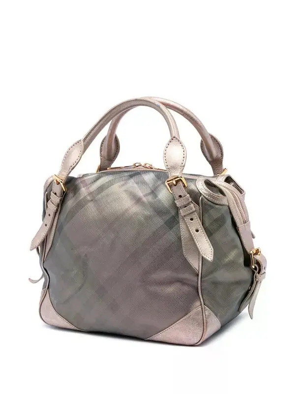 Burberry 2000-2017 Smoke Check Oakford Handbag