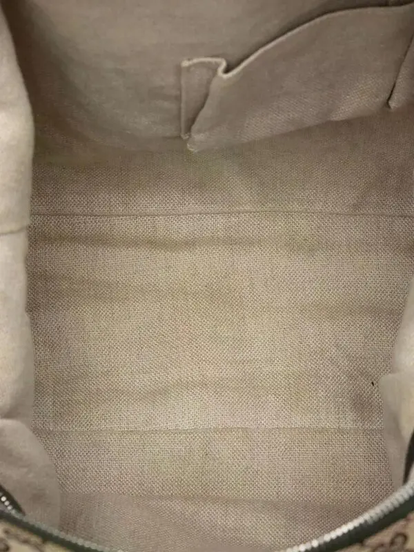 Gucci Gg Canvas Icon Bit Satchel - Grey