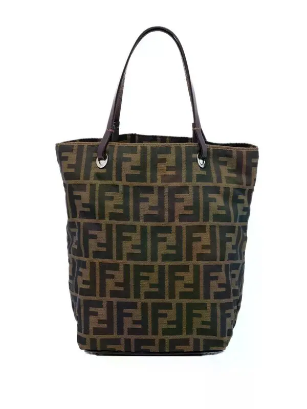 Fendi Zucca Canvas Tote Bag - Brown