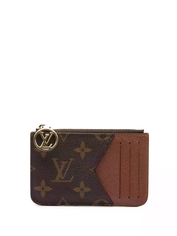 LOUIS VUITTON 2021-2026 Monogram Romy Card Holder - Brown