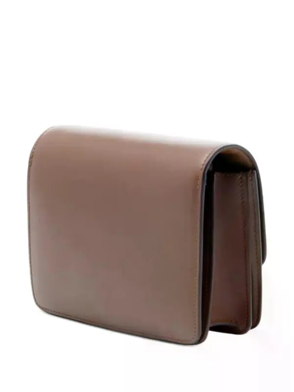 Celine 2018 Small Calfskin Classic Box Crossbody Bag - Brown
