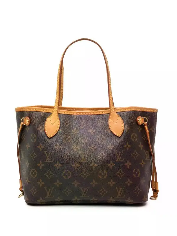 LOUIS VUITTON 2007 Monogram Neverfull Pm Tote Bag - Brown