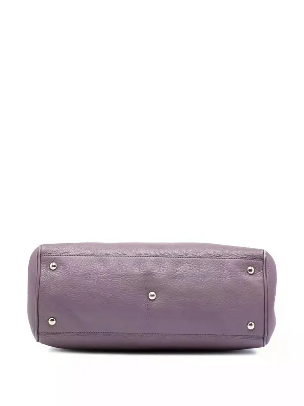 Gucci Bamboo Shopper Satchel - Purple