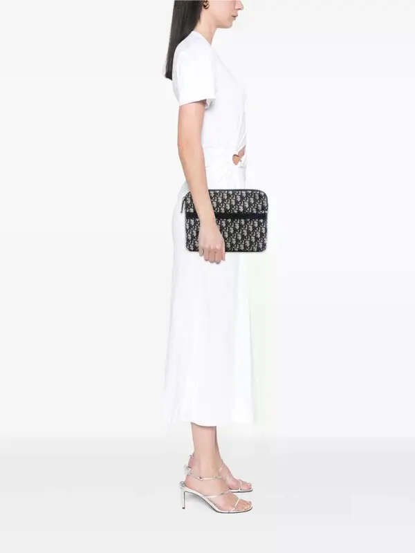 Dior 2019 Oblique Canvas Clutch