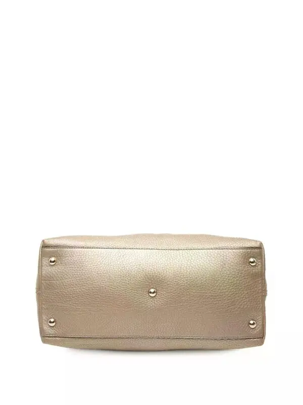 Gucci 2000-2015 Small Metallic Leather Soho Working Satchel