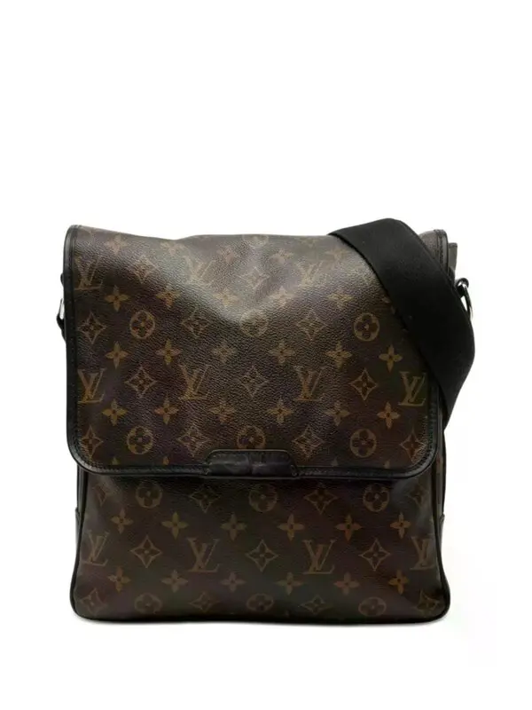 LOUIS VUITTON 2009 Monogram Macassar Bass Mm Crossbody Bag - Brown
