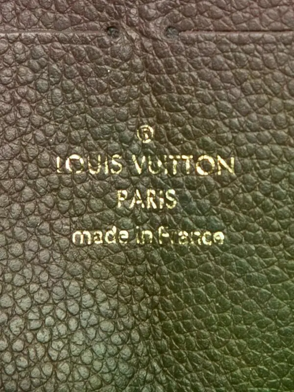 LOUIS VUITTON 2015 Monogram Empreinte Zippy Wallet Long Wallets - Brown