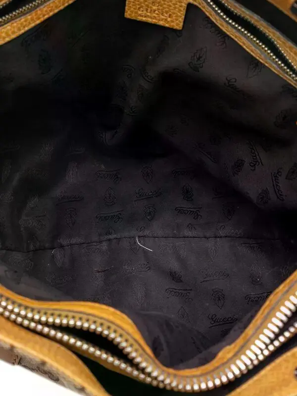 Gucci Gg Canvas Bamboo Libeccio Tote Bag - Neutrals