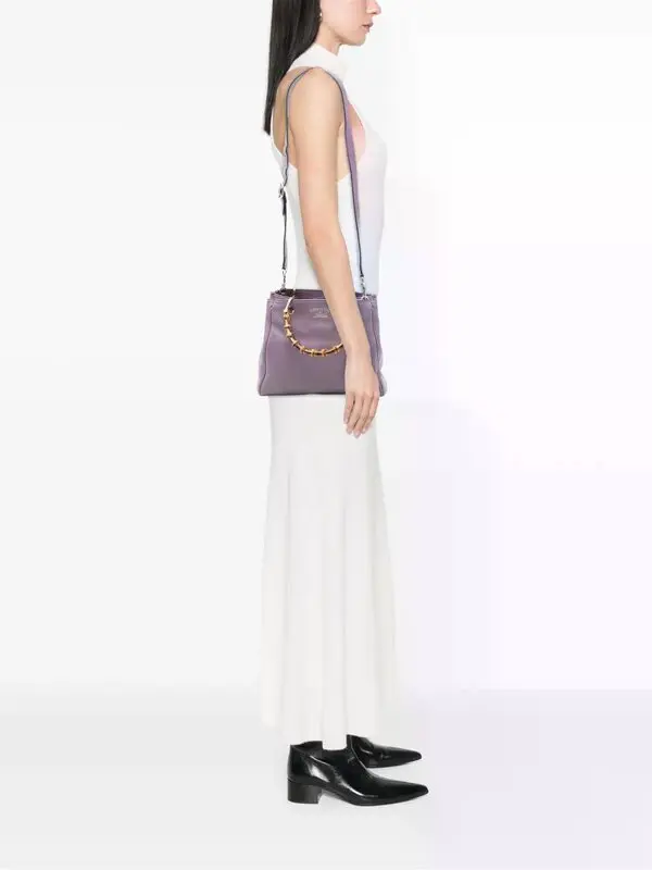 Gucci Small Calfskin Bamboo Shopper Satchel