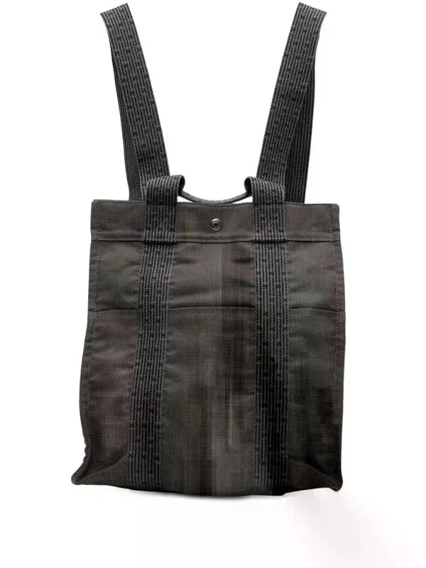 Hermès 1990-2010 Herline Mm Canvas Backpack