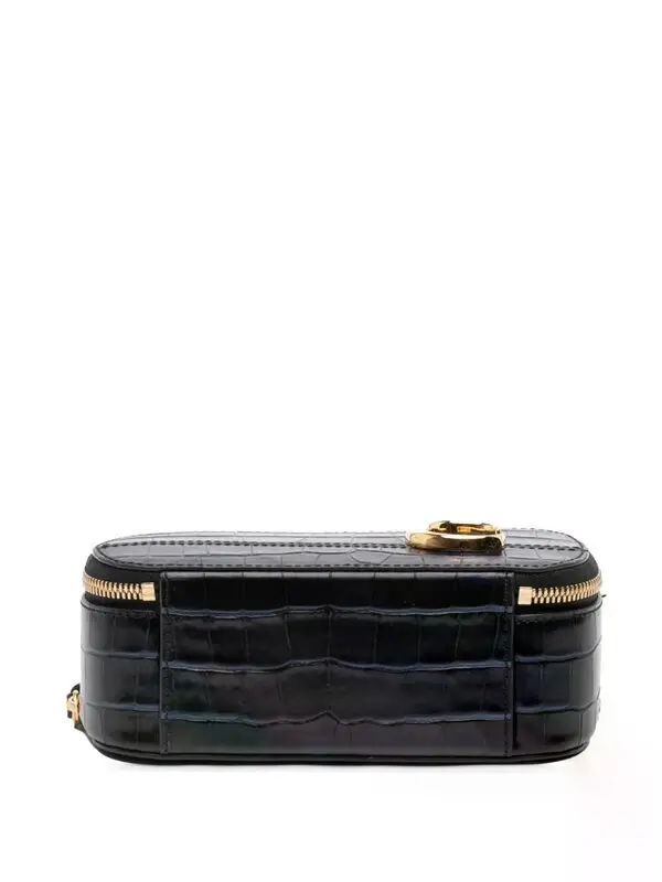 Chloé Mini Croc Embossed Leather Vanity Bag