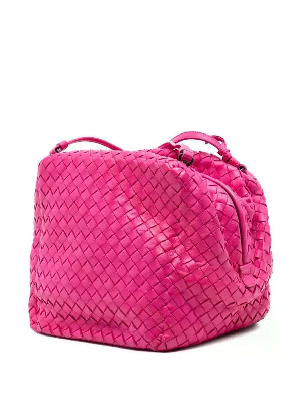 Bottega Veneta Nappa Intrecciato Cube Crossbody Bag