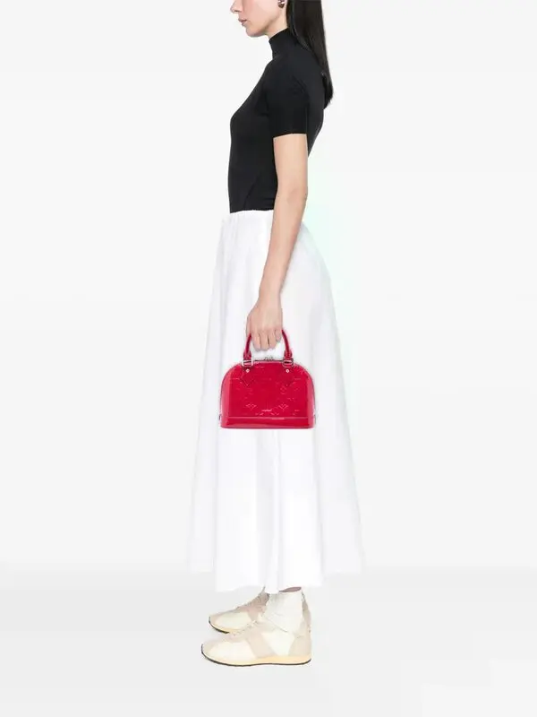 LOUIS VUITTON 2014 Monogram Vernis Alma Bb Satchel