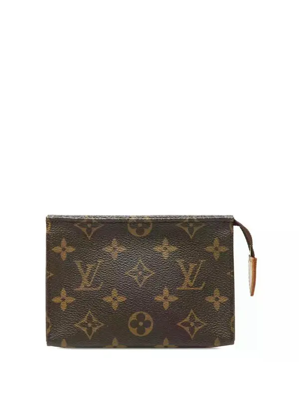 LOUIS VUITTON 2003 Monogram Toiletry 15 Pouch - Brown