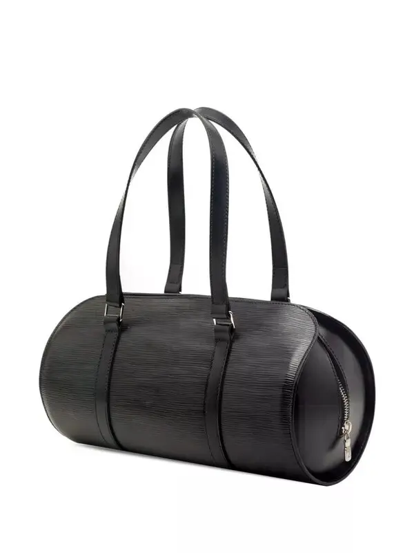 LOUIS VUITTON 2005 Epi Soufflot Handbag - Black
