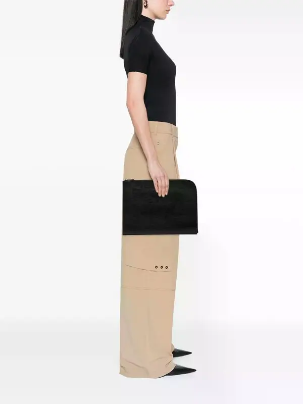 LOUIS VUITTON 2015 Epi Pochette Jour Gm Clutch - Black