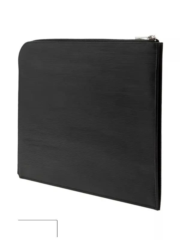 LOUIS VUITTON 2015 Epi Pochette Jour Gm Clutch - Black