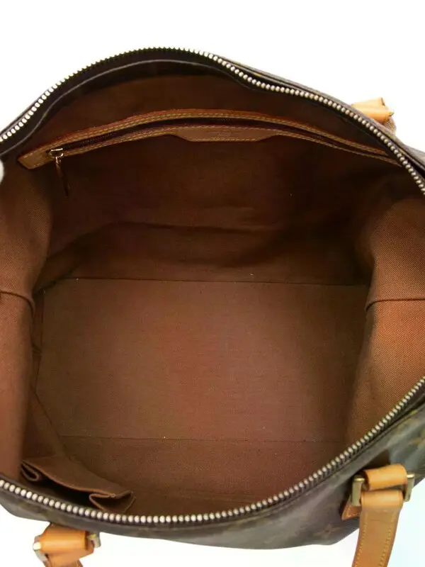 LOUIS VUITTON 2005 Monogram Cabas Mezzo Tote Bag