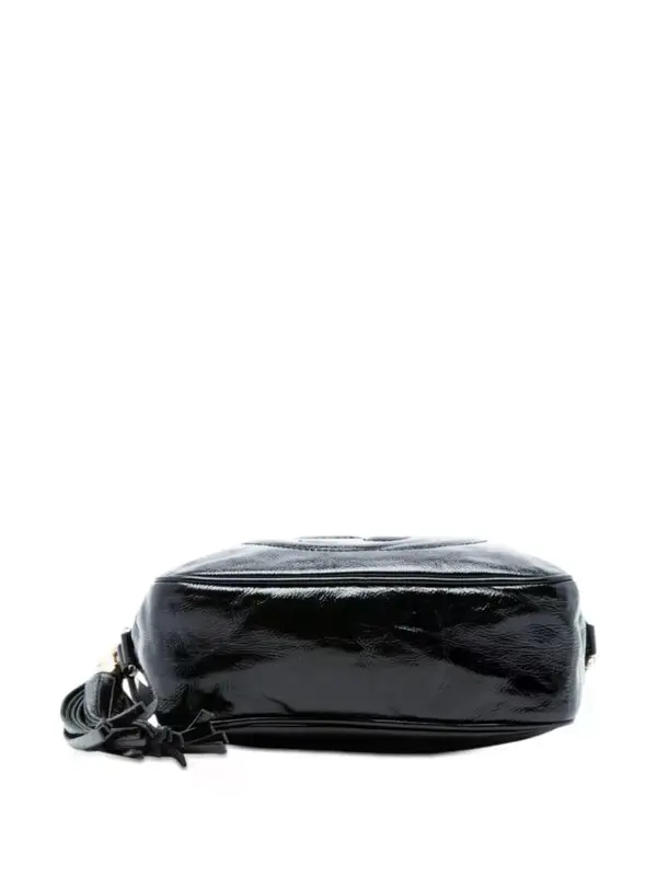 Gucci 2016-2026 Patent Soho Disco Crossbody Bag - Black