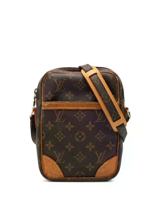 LOUIS VUITTON 2003 Monogram Danube Crossbody Bag - Brown
