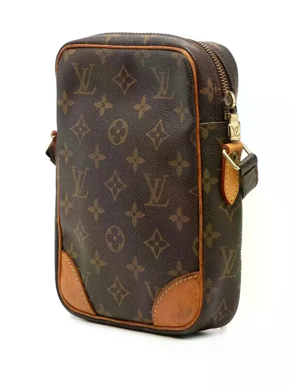 LOUIS VUITTON 2003 Monogram Danube Crossbody Bag - Brown