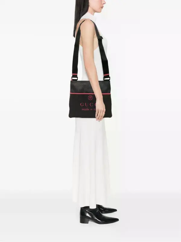 Gucci Gg Supreme Trademark Logo Crossbody Bag