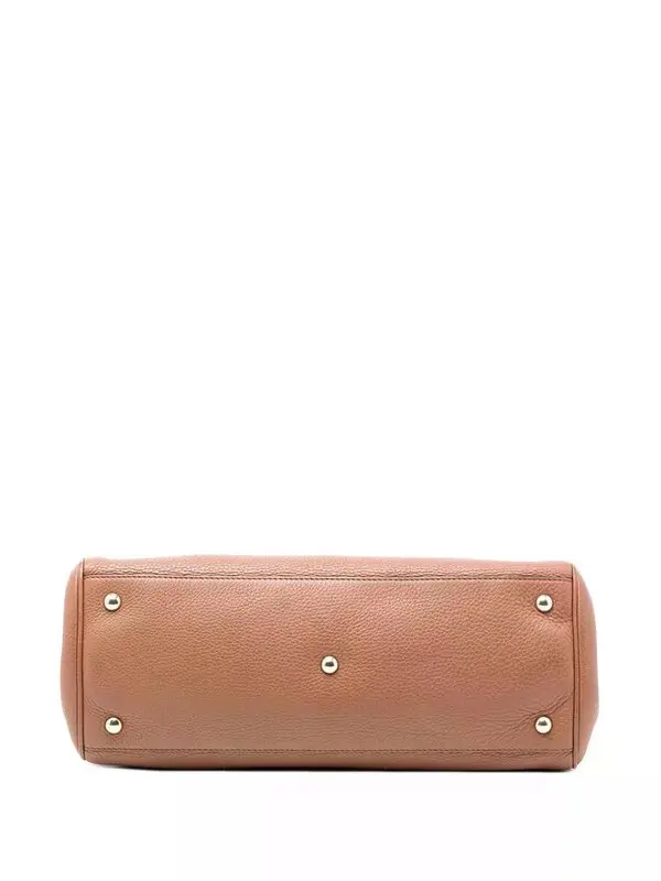 Gucci Medium Calfskin Bamboo Shopper Satchel