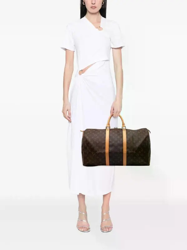 LOUIS VUITTON 2001 Monogram Keepall 50 Travel Bag