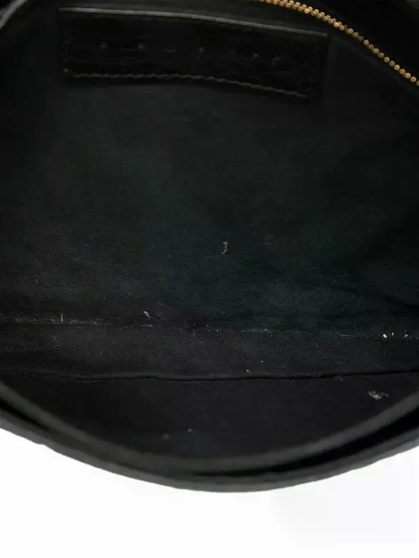 Balenciaga 2013 Lambskin Motocross Giant 12 Envelope Clutch - Black