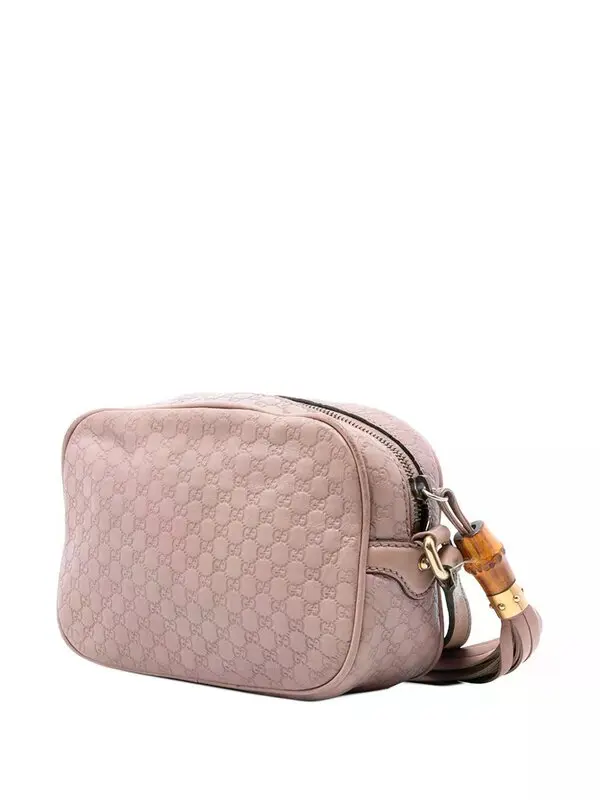 Gucci Microissima Sunshine Disco Camera Crossbody Bag - Pink