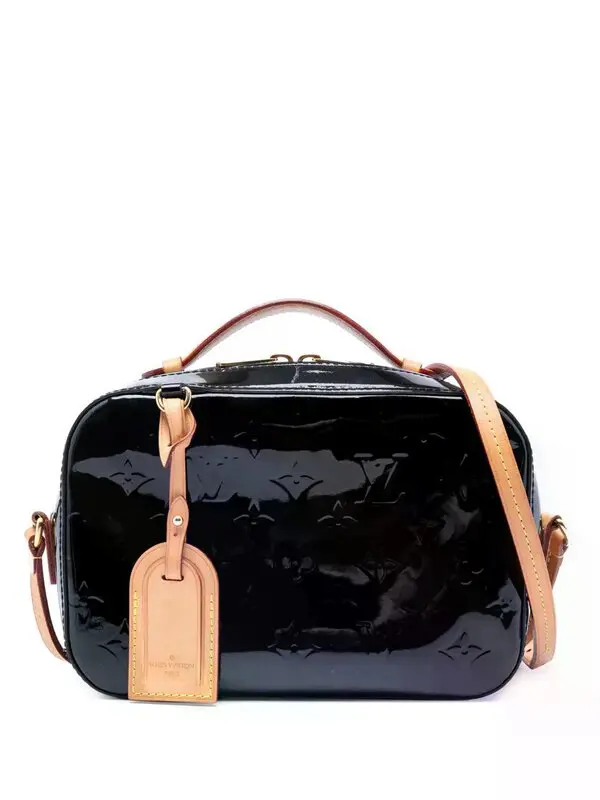 LOUIS VUITTON 2018 Monogram Vernis Santa Monica Camera Bag - Black