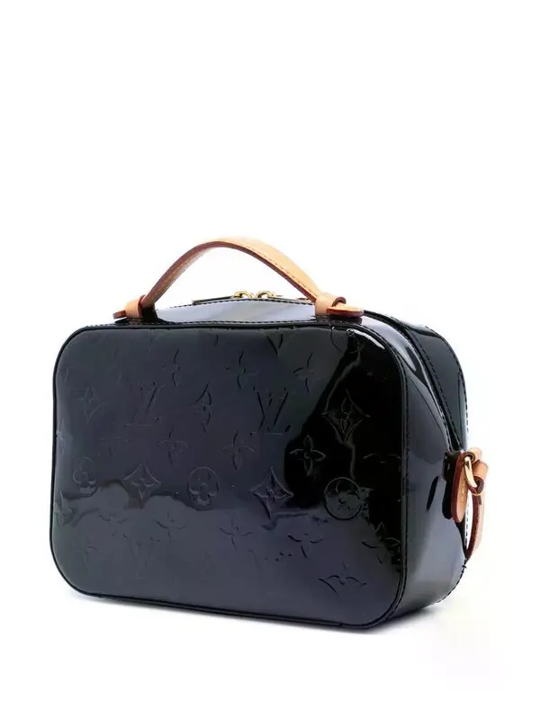 LOUIS VUITTON 2018 Monogram Vernis Santa Monica Camera Bag - Black